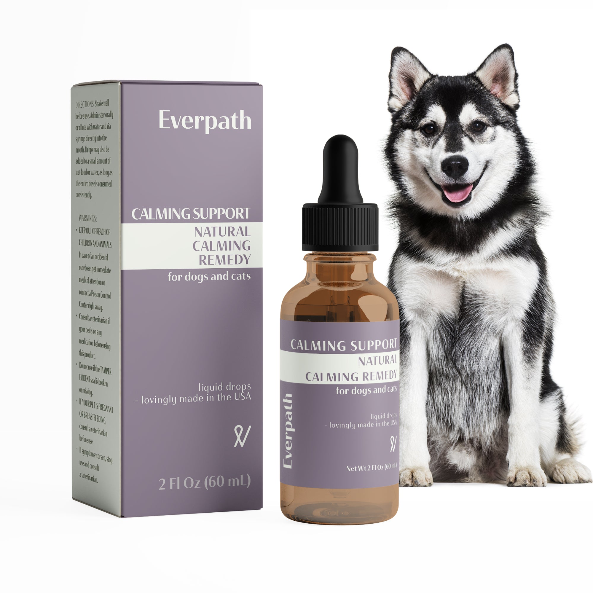 Everpath Calm Support Supplements for Dogs and Cats 60 ml/2 fl oz